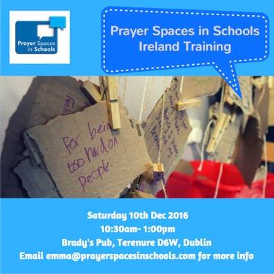 Prayer Spaces in Schools Training Event. – Children & Families Ministry