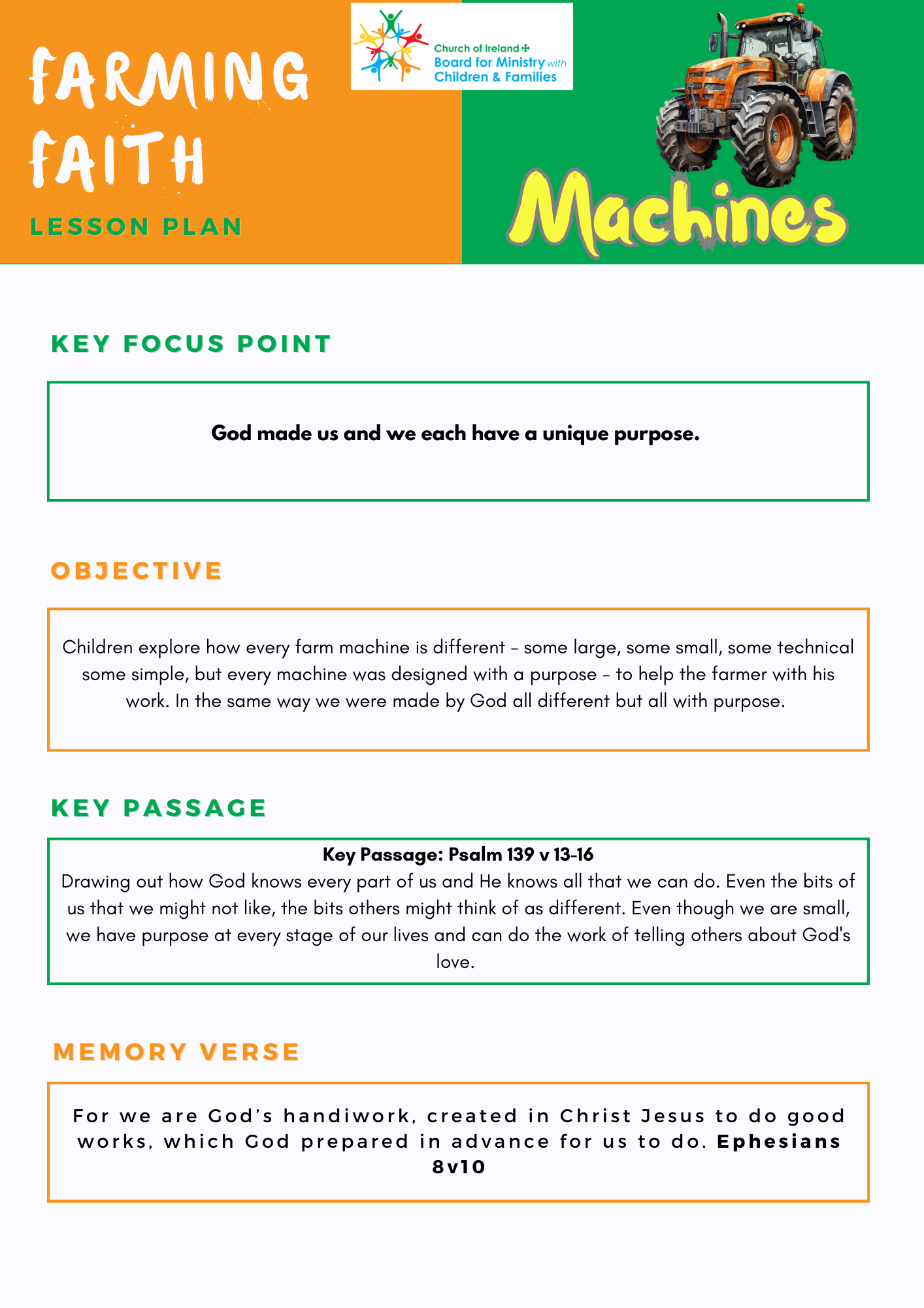 Farming Faith – Children & Families Ministry
