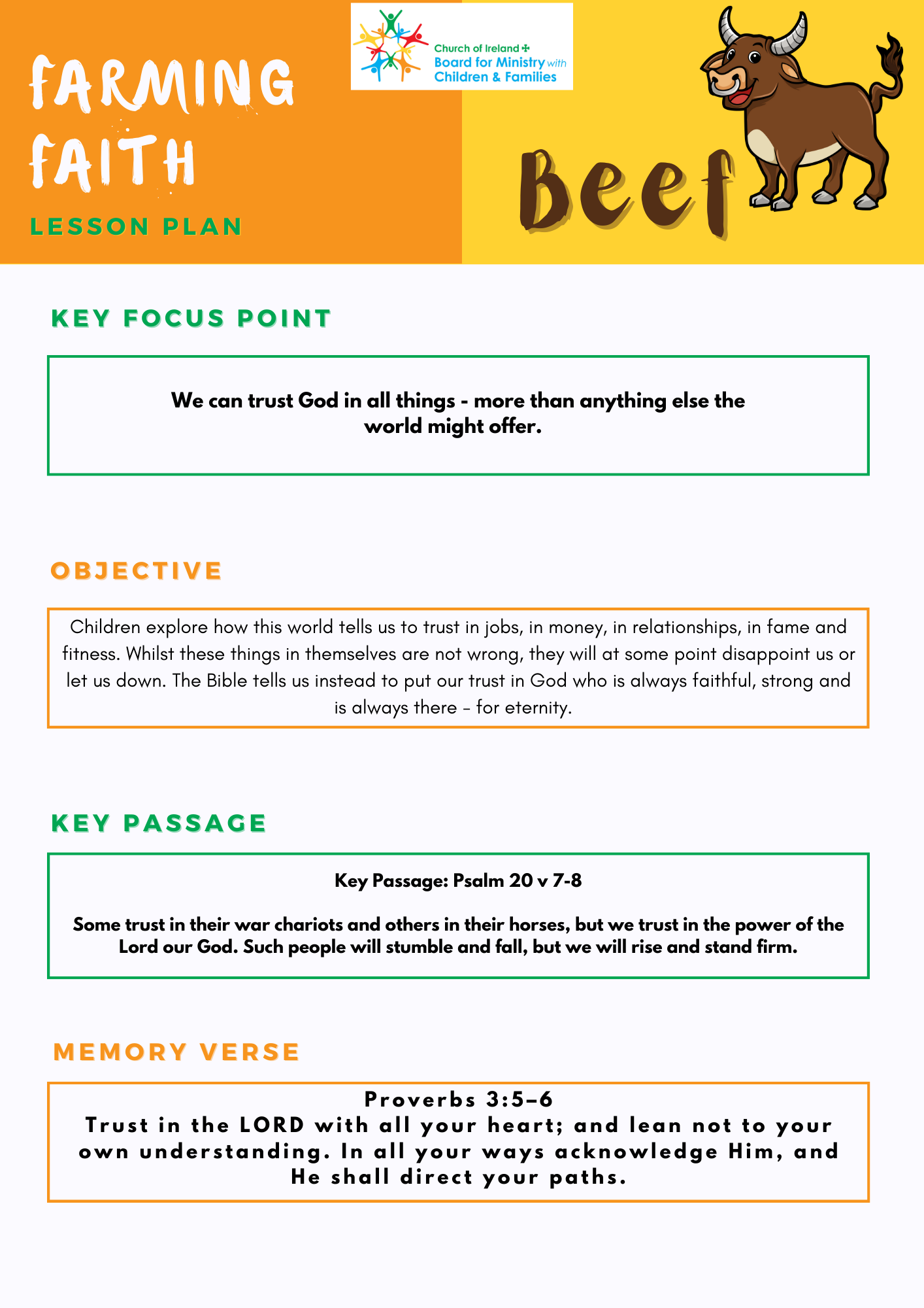 Farming Faith – Children & Families Ministry