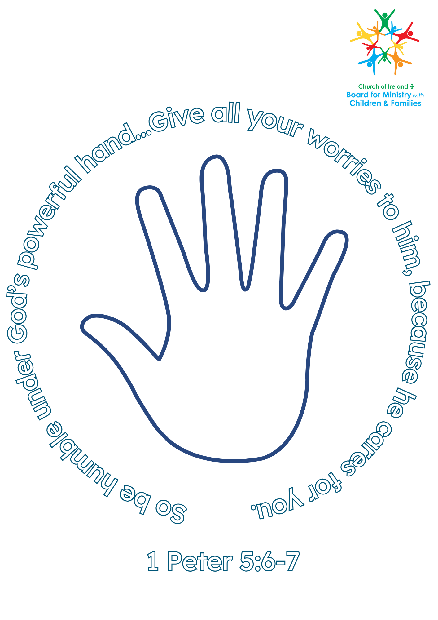 Worry Hand – Children & Families Ministry